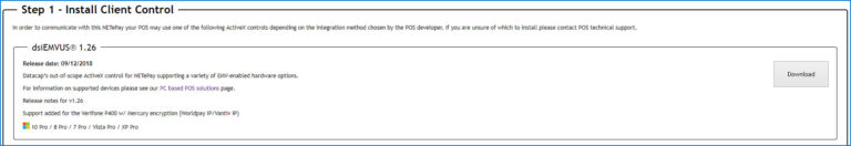 NETePay™ Install Process - Datacap Systems, Inc.