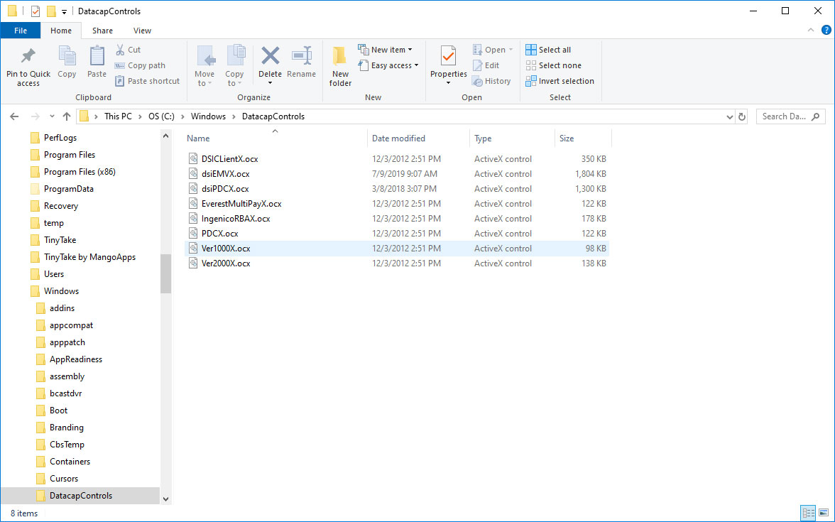How to verify Datacap Client Control versions - Datacap