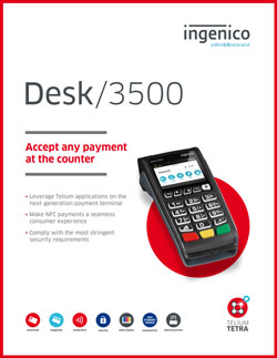 Ingenico Desk/3500 - Datacap Systems, Inc.