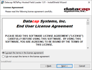 NETePay Hosted Field Loader - Datacap
