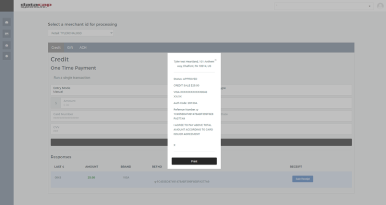 How to setup Datacap's Virtual Terminal - Datacap