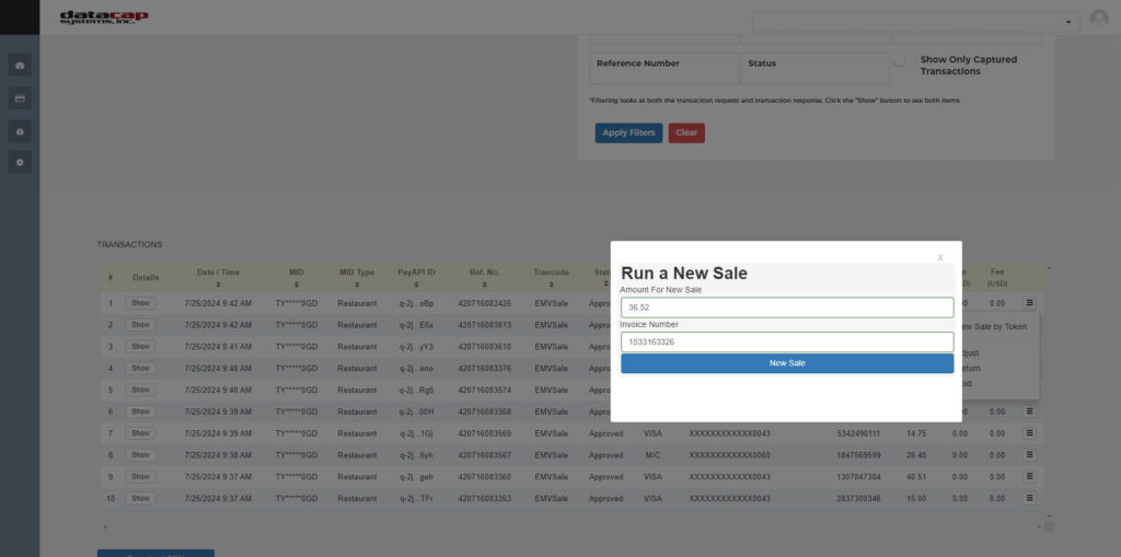 Reporting Dashboard Overview - Datacap
