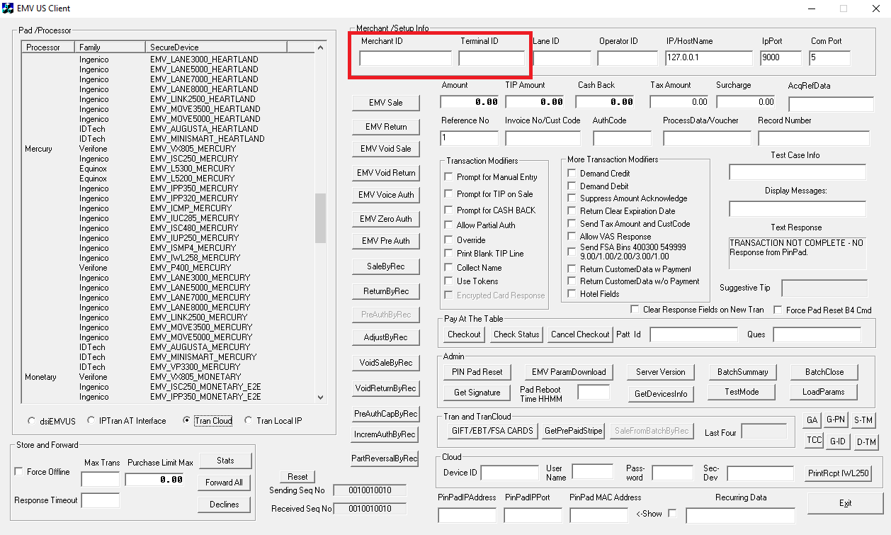 EMVUSClient - Datacap