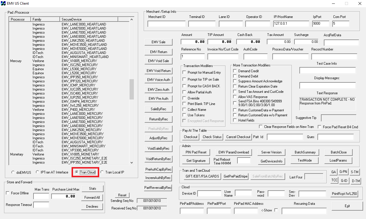 EMVUSClient - Datacap