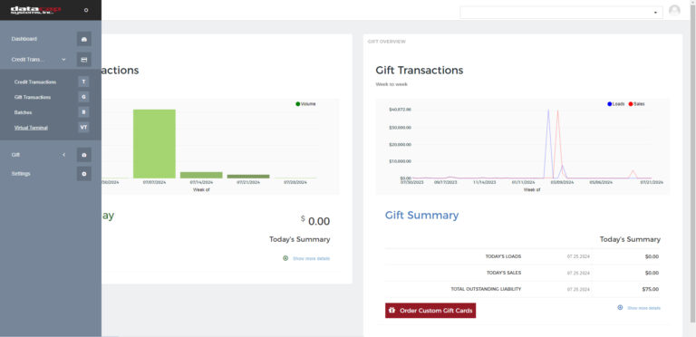 Reporting Dashboard Overview - Datacap