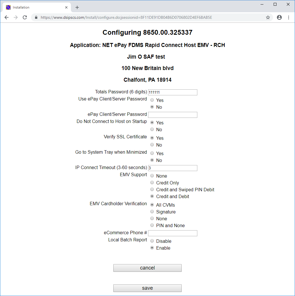 How to change NETePay Parameters - Datacap