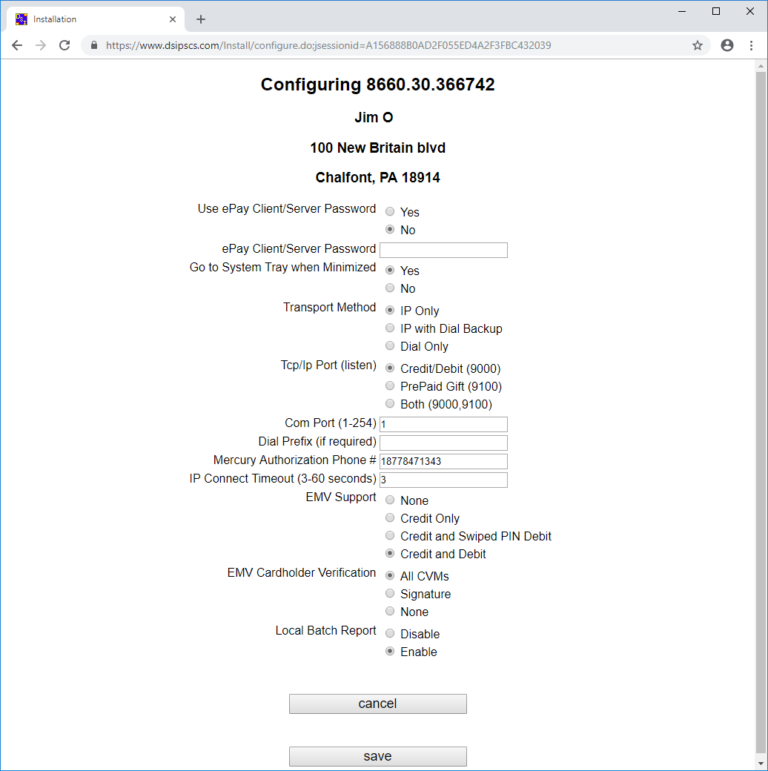 How to change NETePay Parameters - Datacap
