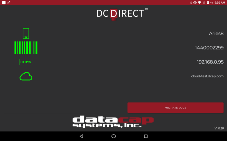 DC Direct - Pax Aries8 - dhcp - Datacap Systems, Inc.