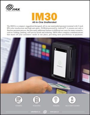 PAX IM30 - Datacap Systems, Inc.