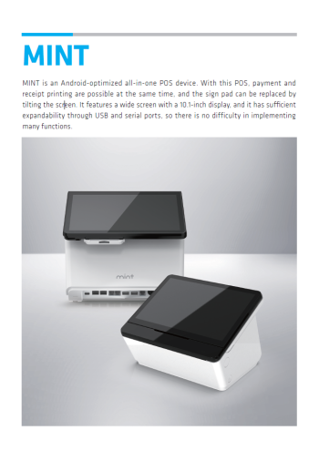 POSBANK Mint - Datacap Systems, Inc.