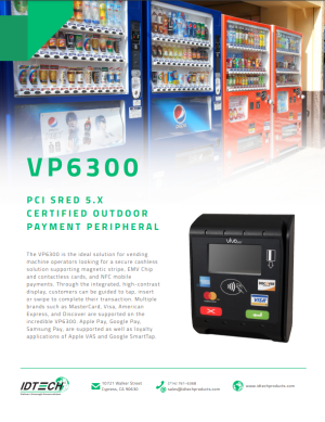 ID Tech VP6300 - Datacap Systems, Inc.